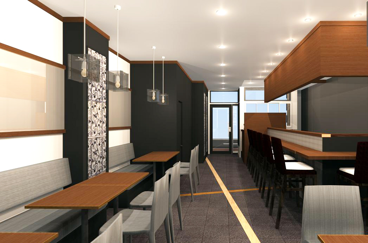 店舗デザイン KURO Cafe様 大須店 - 名古屋のオフィス店舗デザインは株式会社Imaeda Design